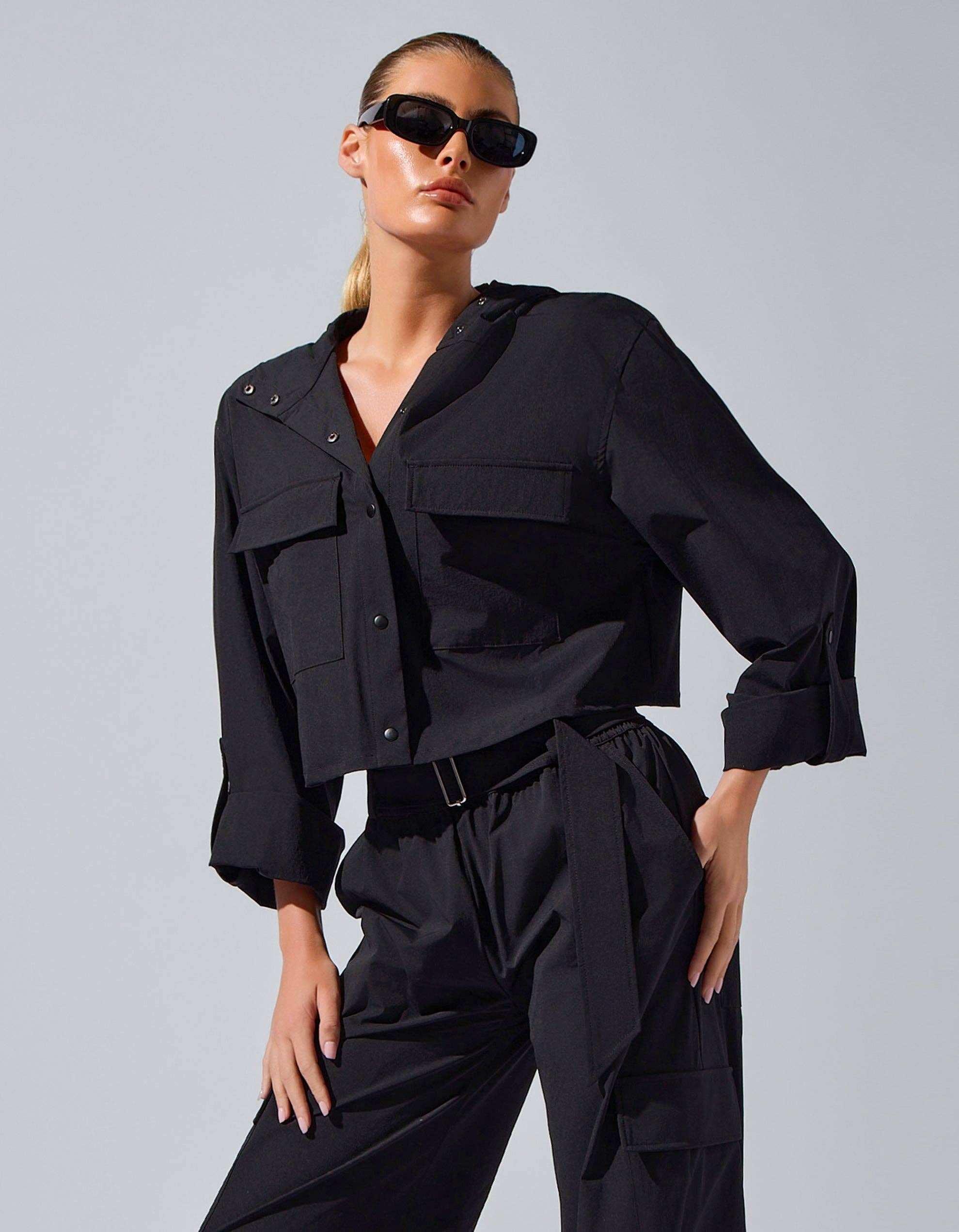Ava Jacket [Black]: Black / S – Alice Becker Inc